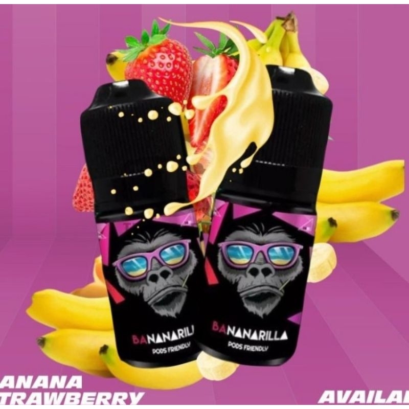 Jual Liquid Bananarilla 30ML - Bananarila Banana strawberry smootie ...