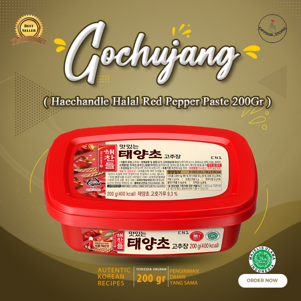 Jual Haechandle Gochujang Halal Saus Korean Red Pepper Paste 200Gr ...