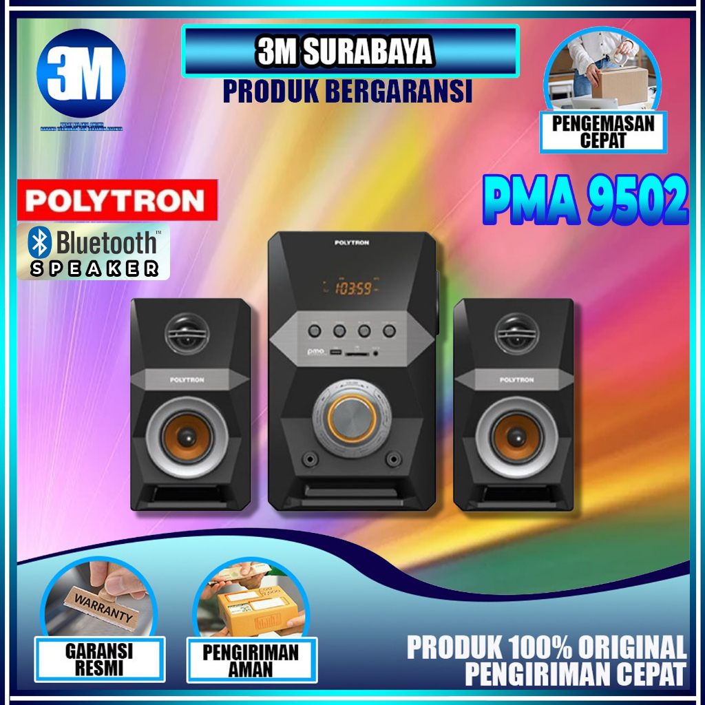 Jual SPEAKER POLYTRON BLUETOOTH PMA 9522 100% ORI | SPIKER BLUETOOTH BASS | SPIKER BASS ...