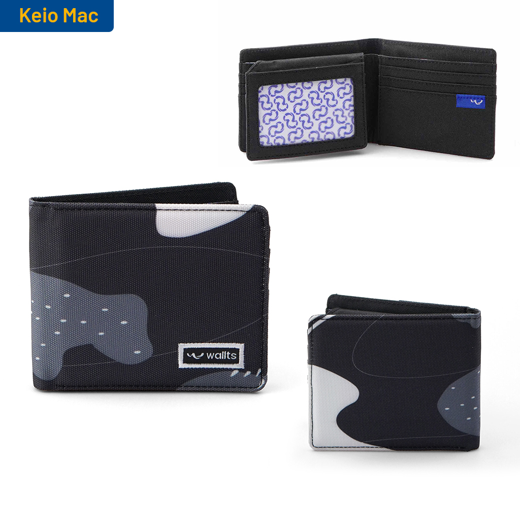 Jual Wallts Dompet Lipat Kanvas Pria Anti Air - Keio Motif | Shopee Indonesia