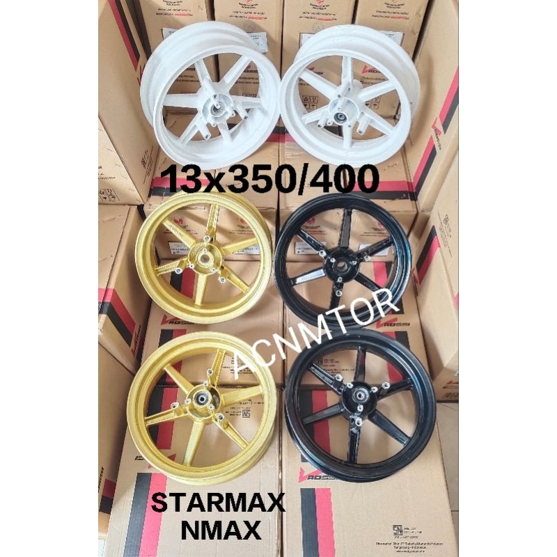 Jual VELG RACING V ROSSI PALANG 6 NMAX OLD/ NEW 13×350/400 GOLD VENOM ...