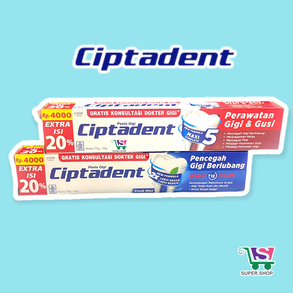 Jual Ciptadent Pasta Gigi Odol Perawatan Pencegah Gigi & Gusi Berlubang ...