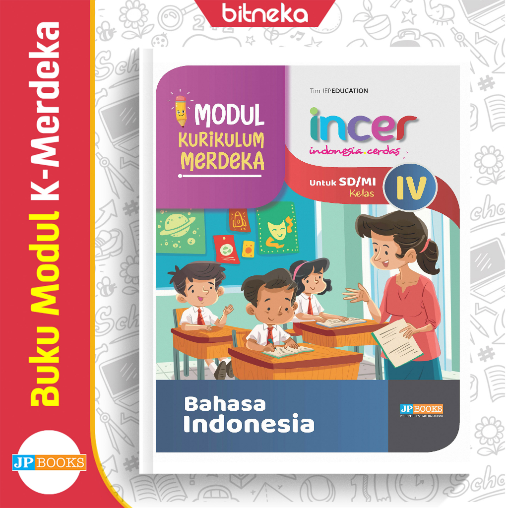Jual Buku Modul Soal Bahasa Indonesia SD/MI Kelas 4 Incer Kurikulum Merdeka - JPBOOKS | Shopee ...