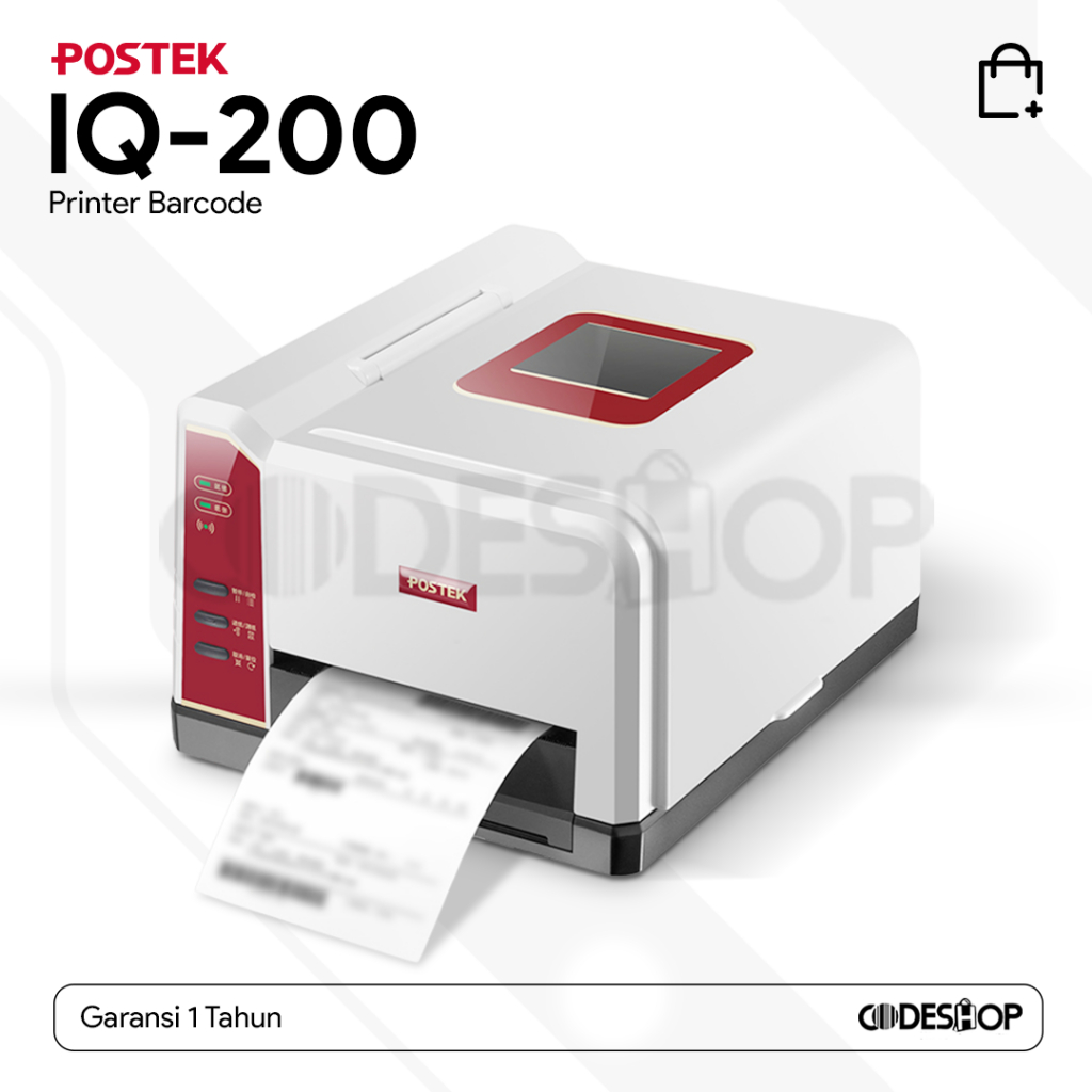 Jual Printer Cetak Label Thermal Postek IQ200 Bluetooht Wifi 203dpi ...