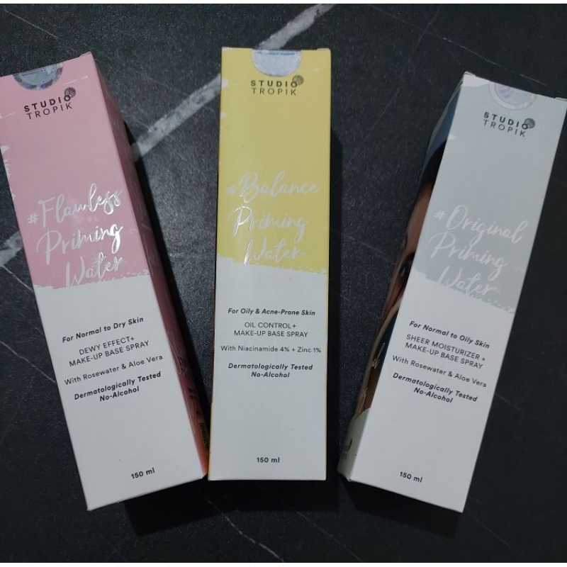 Jual Studio tropik priming water flawless / balance / original 150 ml | Shopee Indonesia