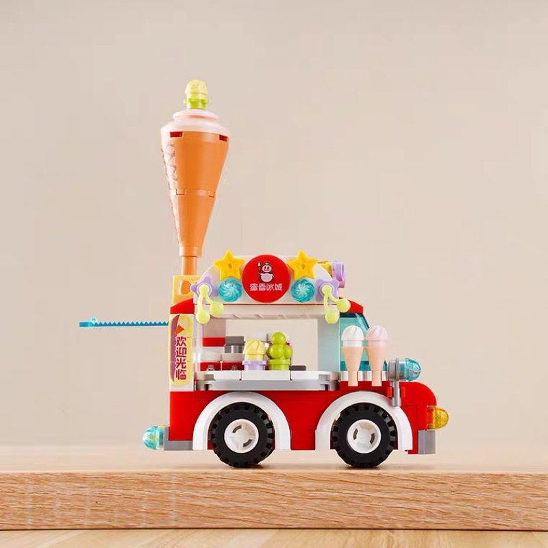 Jual Lego Truk Eskrim Mixue Mainan Anak Toy Bricks Merchandise Mixue ...