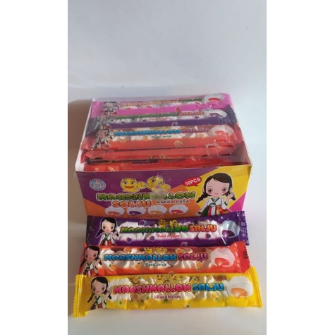 Jual Permen Cemilan Snack Kapas Marshmallow Salju Selai Aneka Rasa Buah ...