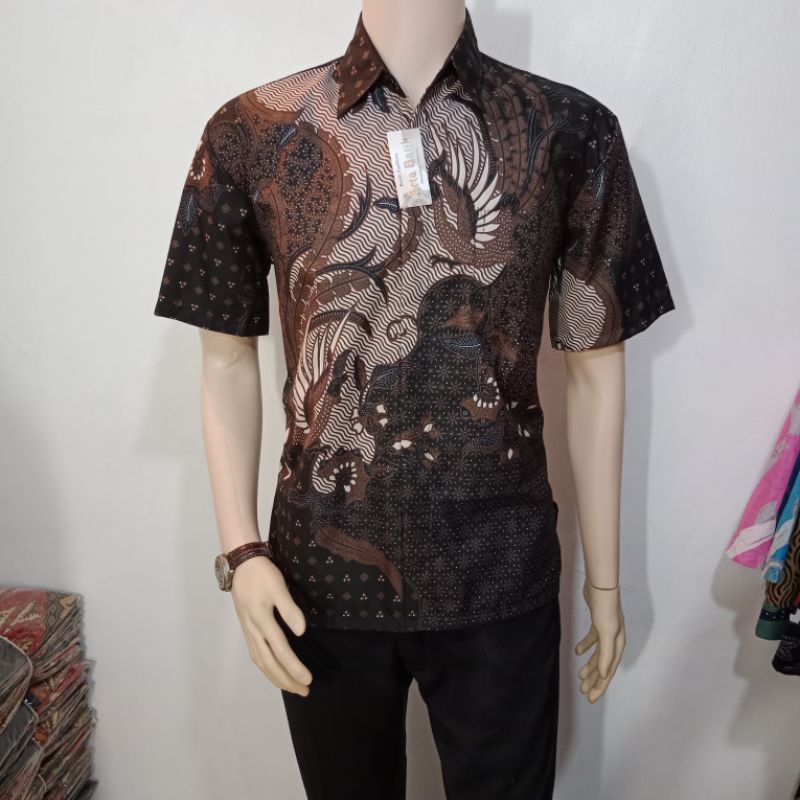Jual BATIK ARTA motik MANUK CUCAK ROWO KODE 007 BATIK SOGAN TERBARU ...