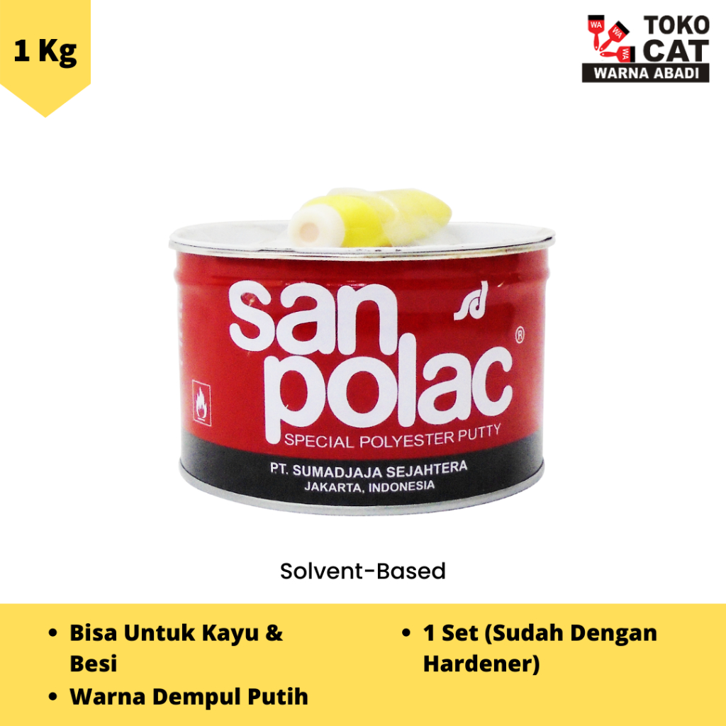 Jual Dempul Sanpolac 1 Kg | Shopee Indonesia