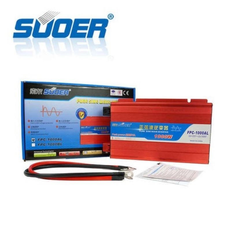 Jual SOLAR Power Inverter Pure Sine Wave MURNI PSW 1000watt SUOER FPC 1000 watt 1000w TERBAIK ...