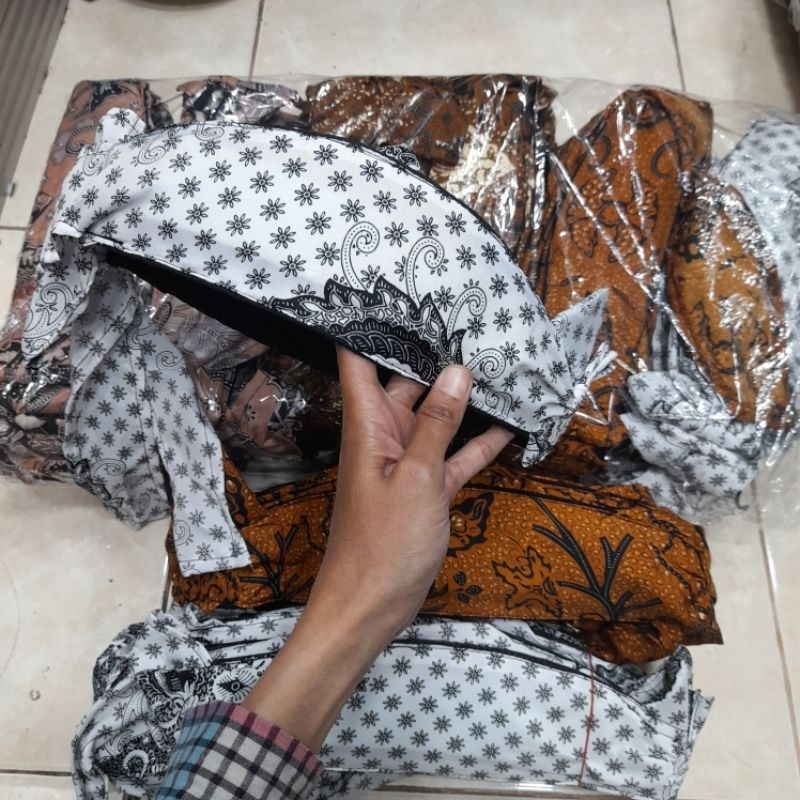 Jual hiasan kepala topi udeng tutup motif batik | Shopee Indonesia