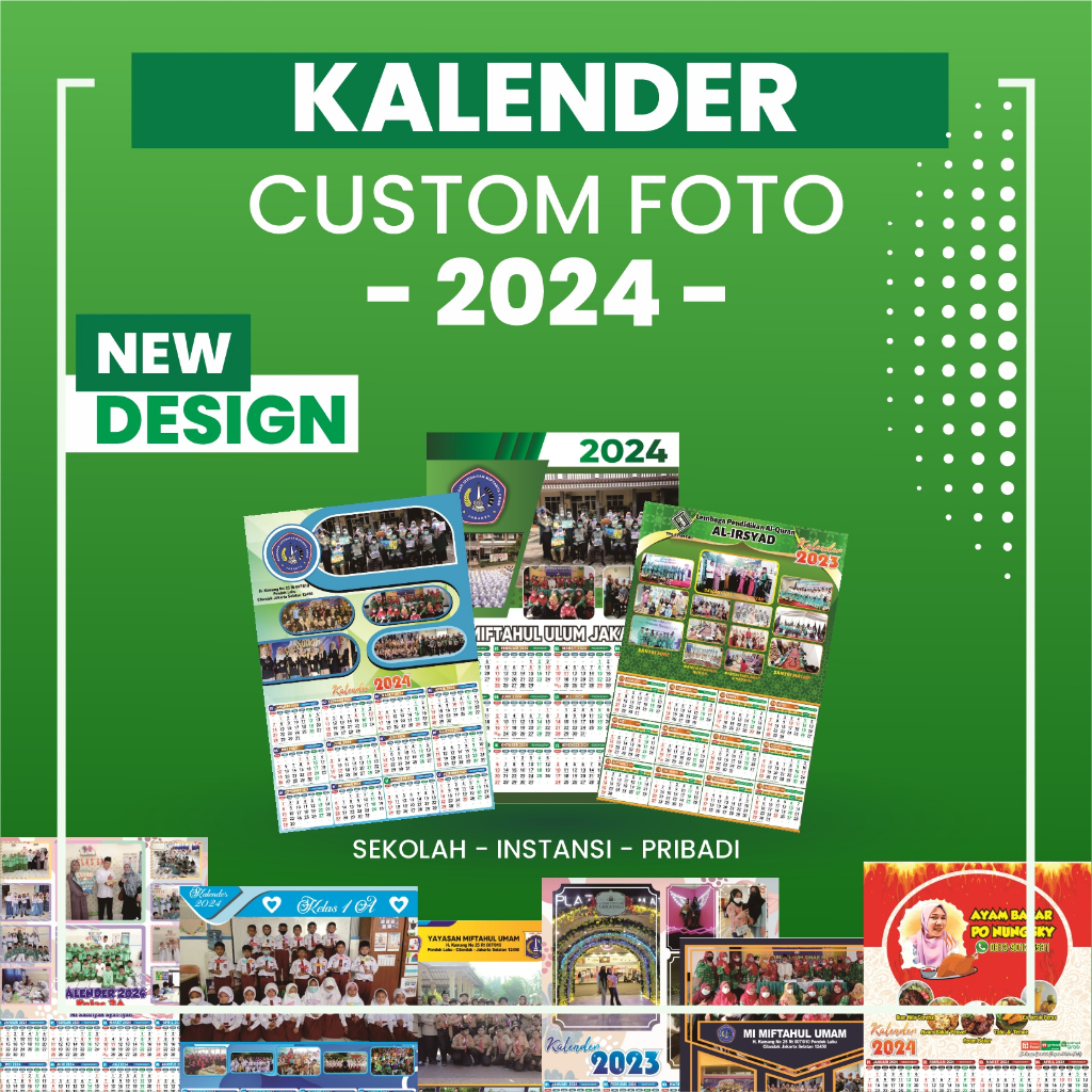 Jual Kalender Karakter 2024 / Kalender Foto / Kalender Custom | Shopee ...