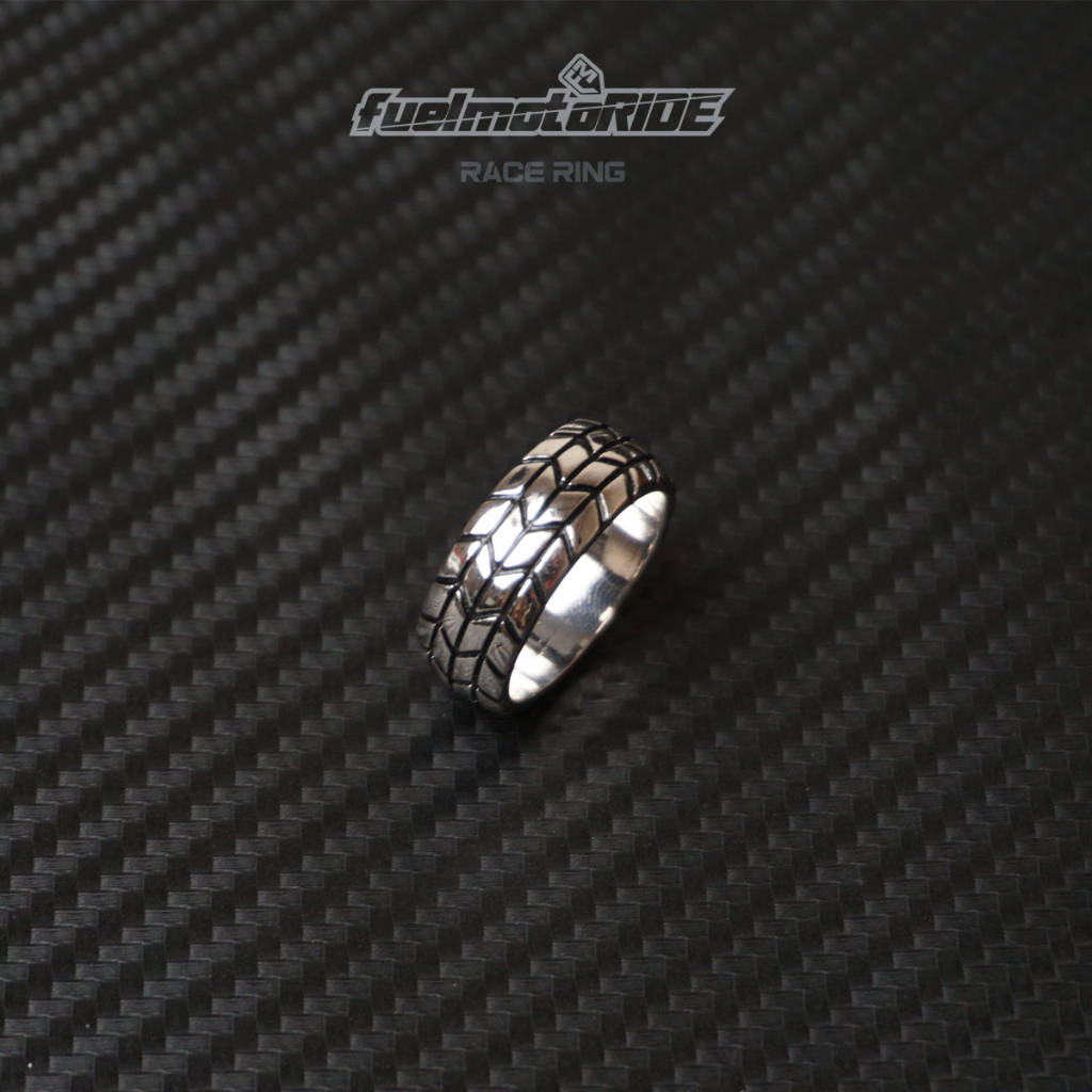 Jual FM Race Ring Cincin Titanium Motif Ban | Shopee Indonesia