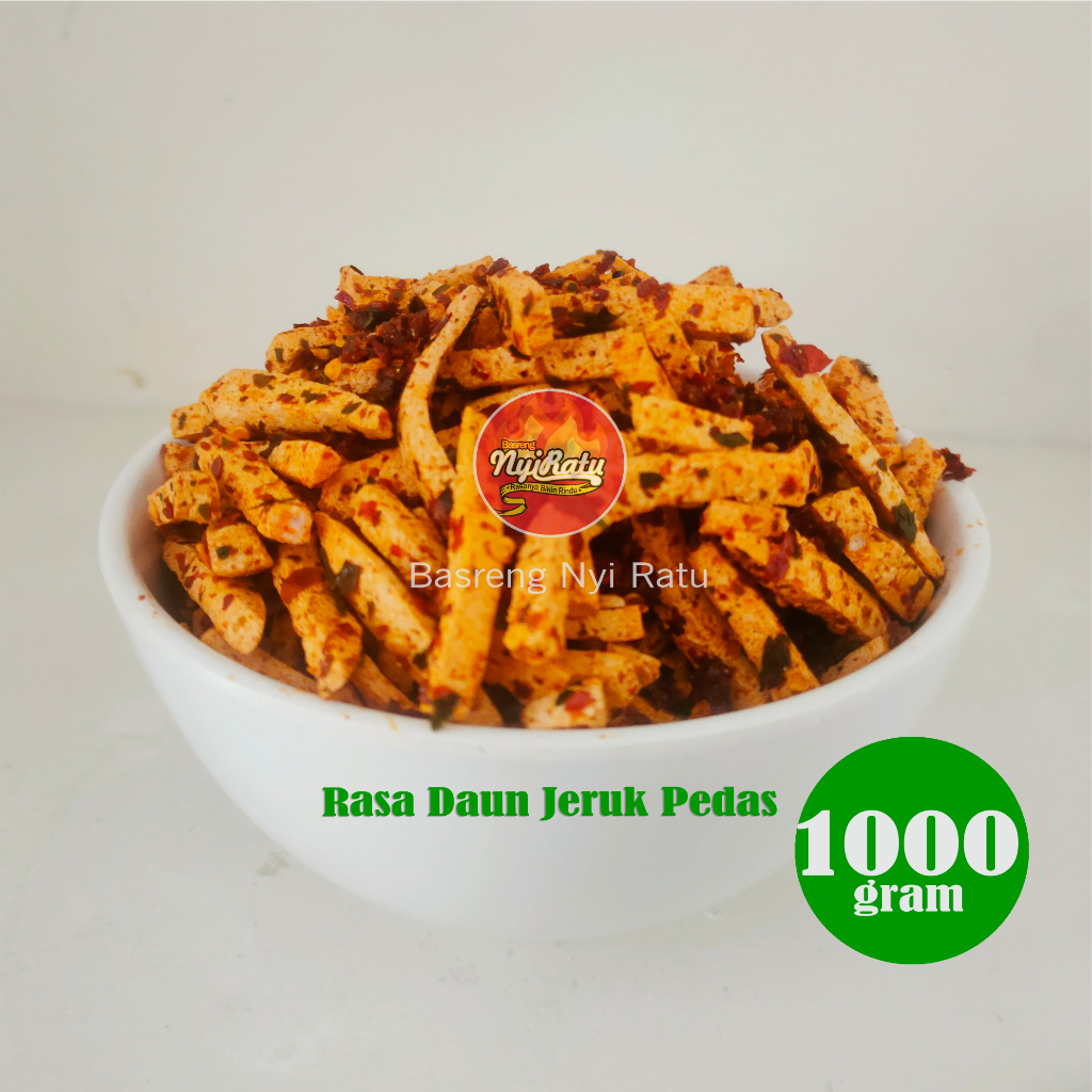 Jual Basreng Viral 1kg Bumbu Cikruh Berlimpah Daun Jeruk Pedas 1kg ...
