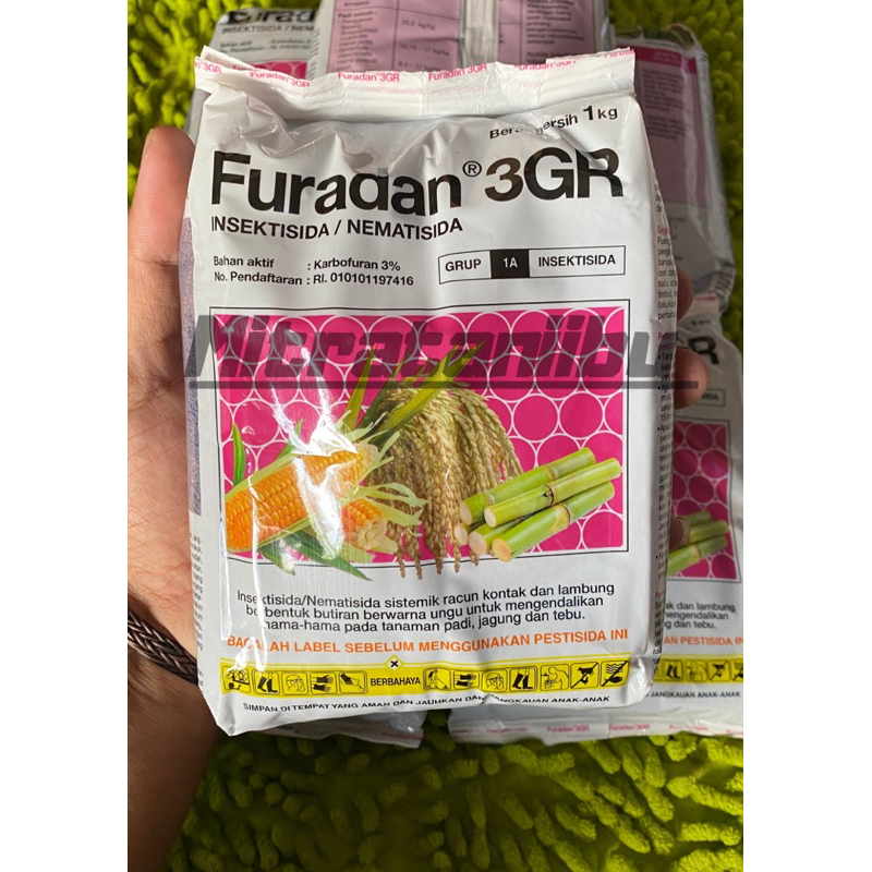 Jual Furadan 3GR Insektisida / Nematisida pengendali hama tanaman ...