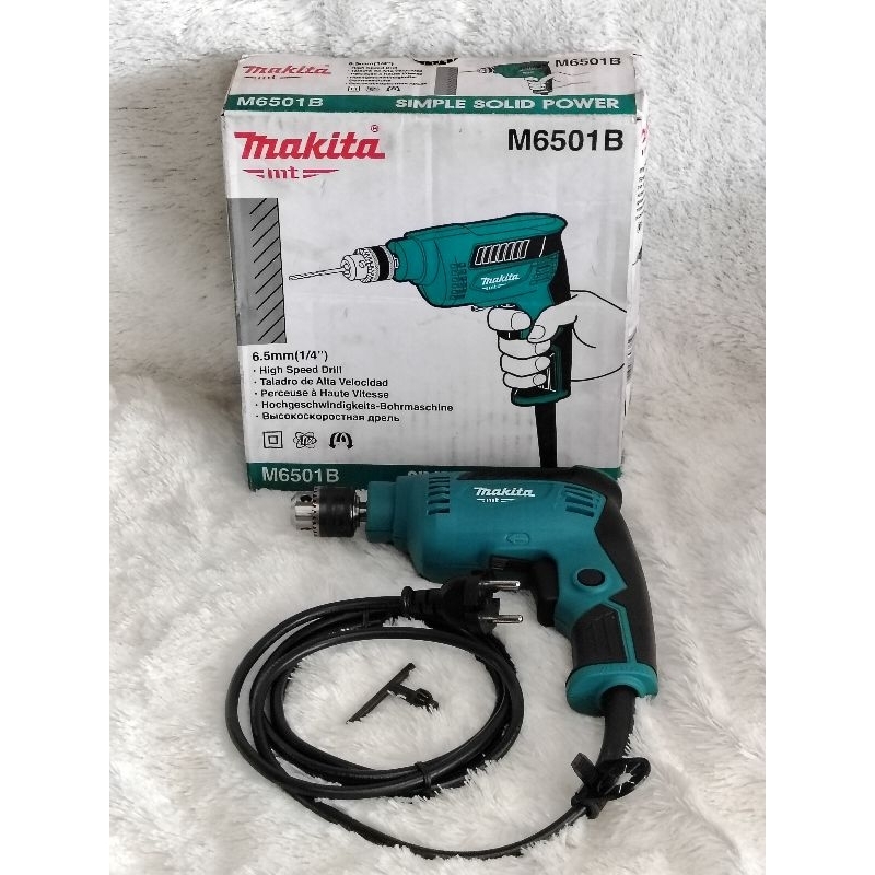 Jual Mesin Bor Makita M6501B High Speed Drill ORIGINAL MAKITA | Shopee ...