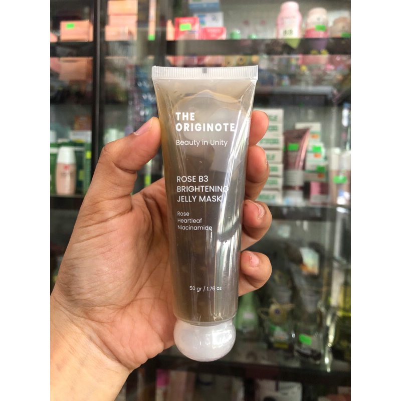Jual The Originote Rose B3 Brightening Jelly Mask - Masker Gel Mask ...