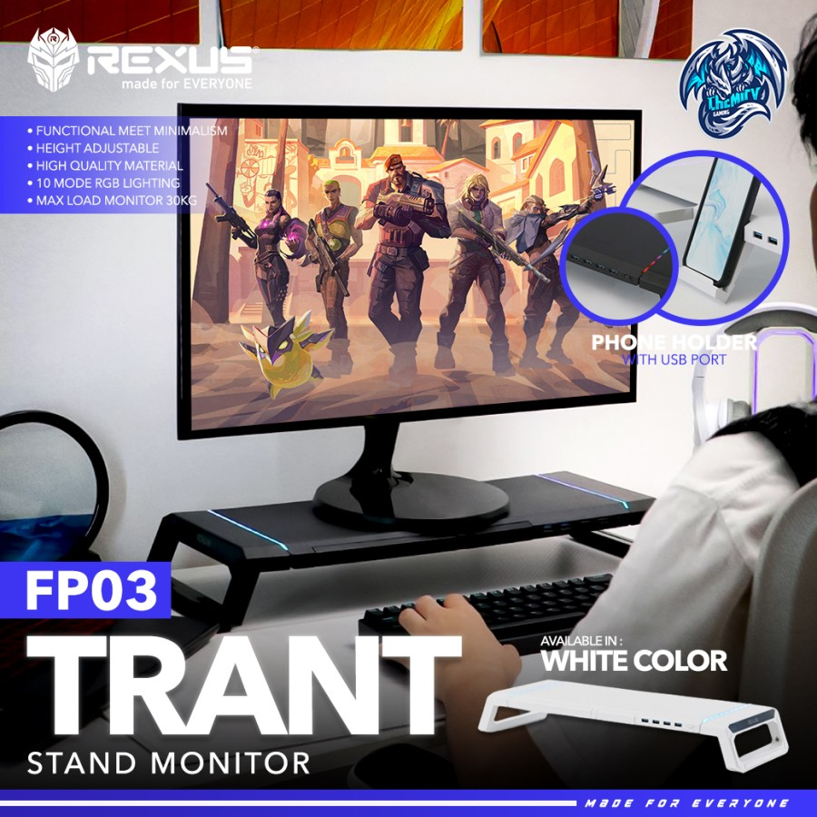 Jual Rexus Trant FP03 / FP-03 Monitor Stand / Monitor Table / Meja Monitor | Shopee Indonesia