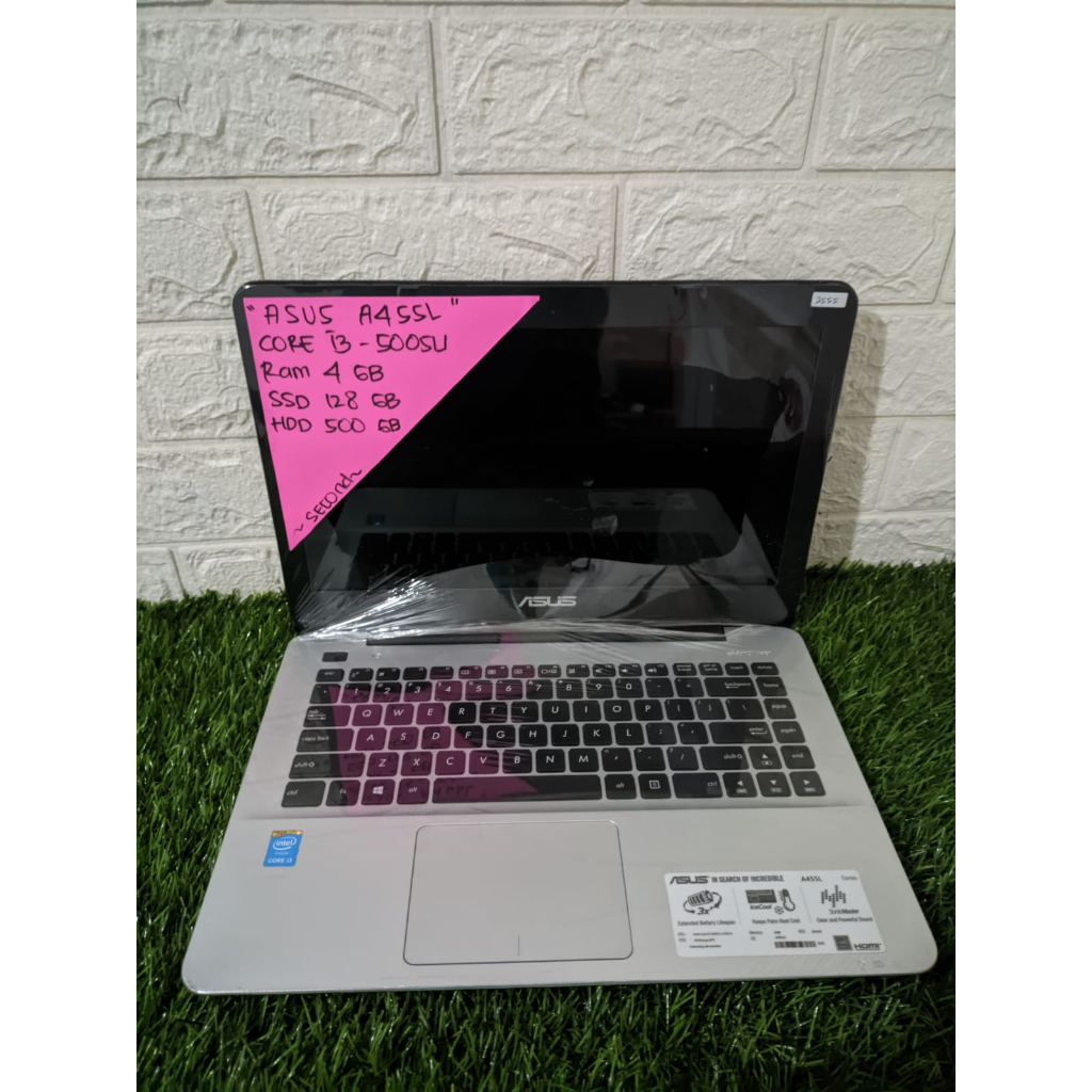 Jual ASUS A455L CORE I3-5005U RAM 4GB SSD 128GB HDD 500GB 14 INCH (2555) | Shopee Indonesia