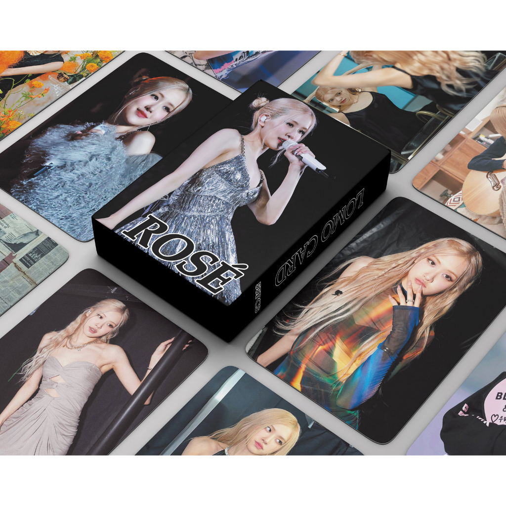 Jual [55pcs] PACK PHOTOCARD ROSE BLACK blackpink blink ALBUM LOMO CARD ...