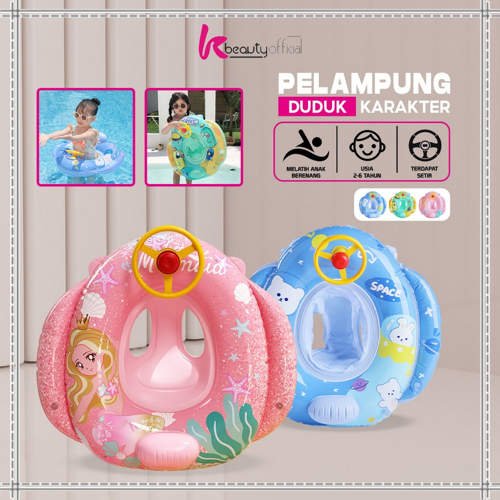 Jual KB-M326 Ban Renang Anak Swim Ring Motif Stir Mobil Ban Renang Bayi ...