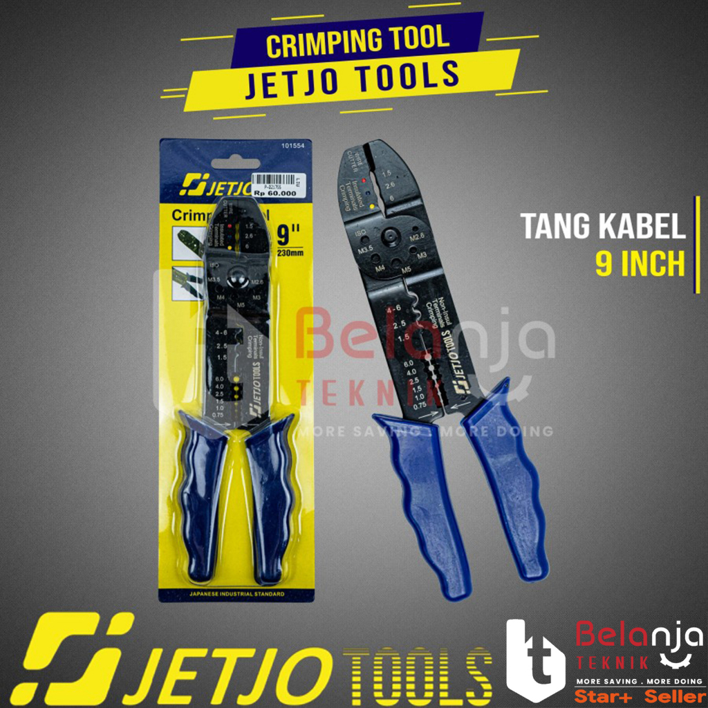 Jual JETJO TOOLS Tang Kabel 9" Crimping Tools Tang Krimping Tools 9 ...