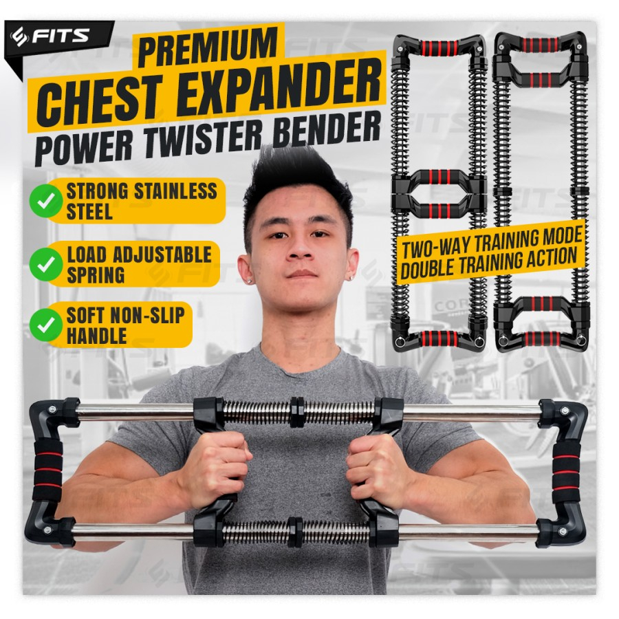 Jual FITS FACT Premium Chest Expander Power Twister Bender | Otot Dada ...