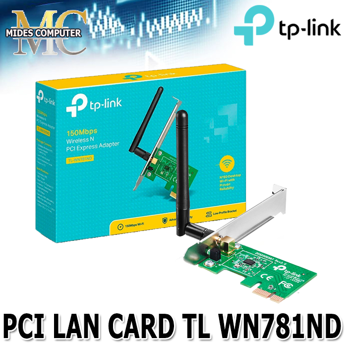 Jual Tp Link PCI Express Adapter LAN Card Ethernet Wireless TL WN781ND 150Mbps | Shopee Indonesia