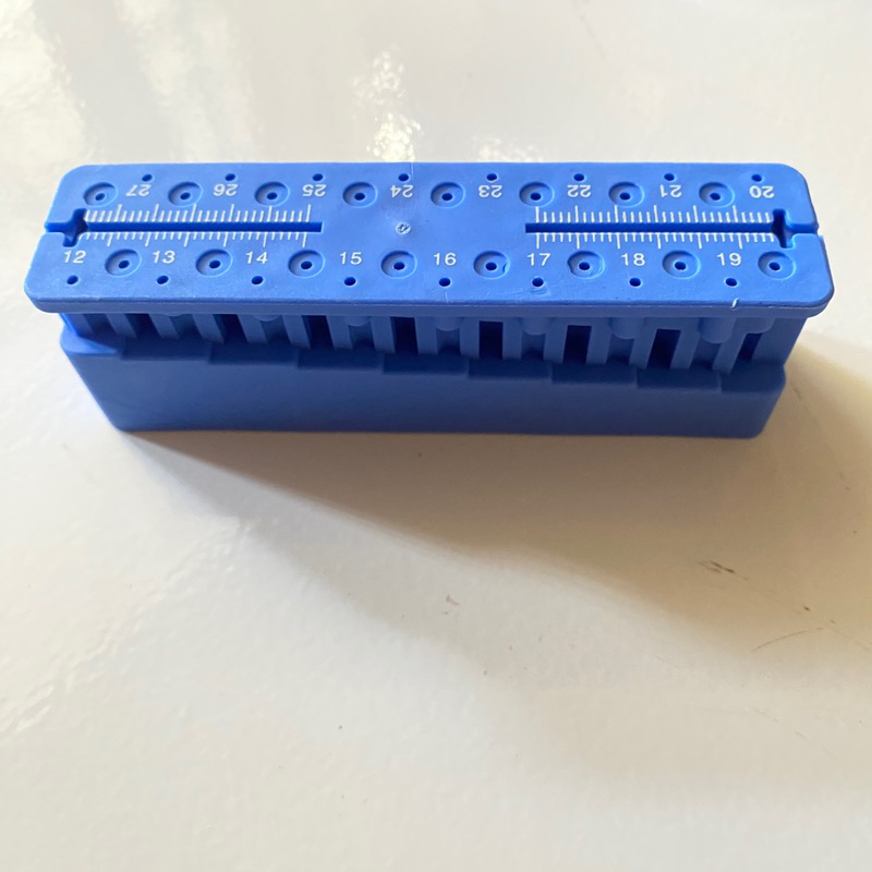 Jual Dental Endo block / dental Endo gauge / Endoblock / pengukur jarum ...