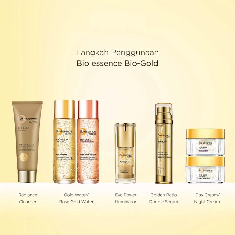 Jual BIO Essence Bio Gold Water Extract 24k Gold 100/30ml | Shopee ...
