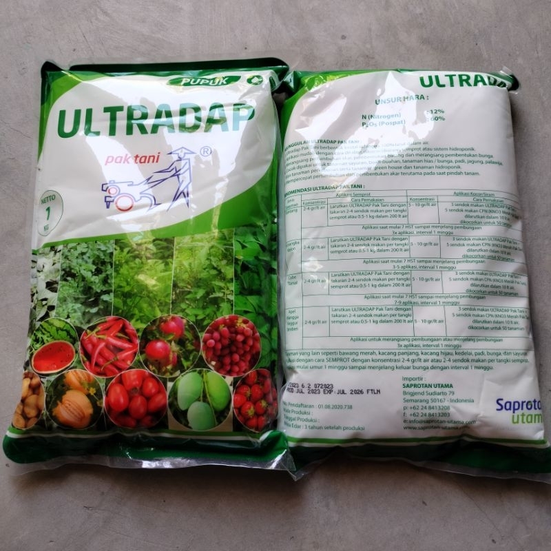 Jual Pupuk Ultradap 1 kg pupuk nutrisi perangsang akar daun batang dan ...