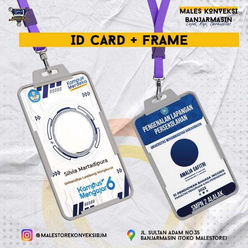 Jual Cetak Custom Id Card/Custom Murah Berkualitas Bebas Desain ...