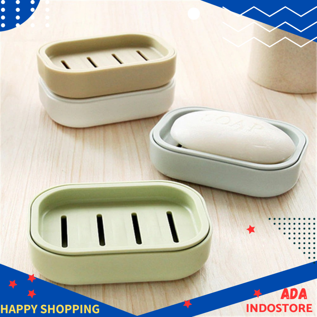 Jual Tempat Sabun Mandi Kotak Sabun Mandi Batang Model 2 Susun | Shopee ...