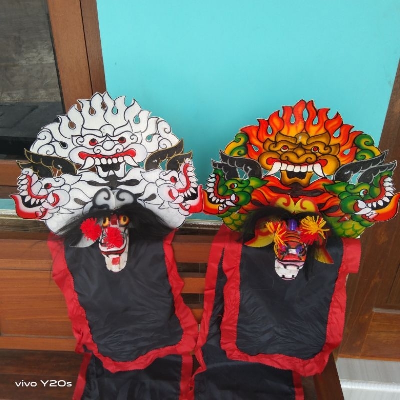 Jual Mainan tradisional barongan caplokan devil kayu anak 2-4 tahun ...