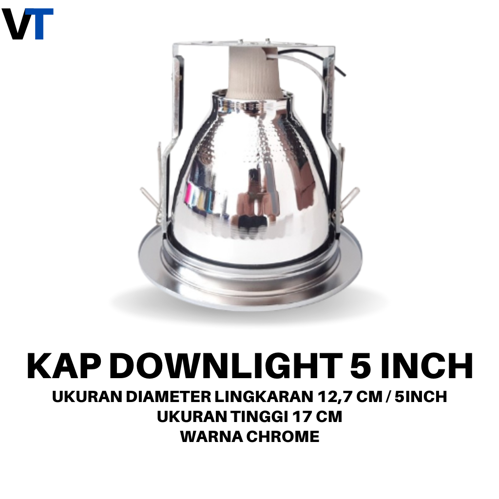 Jual Kap Downlight 5 Inch / Downlight Frame / Kap Downlight / Fitting ...