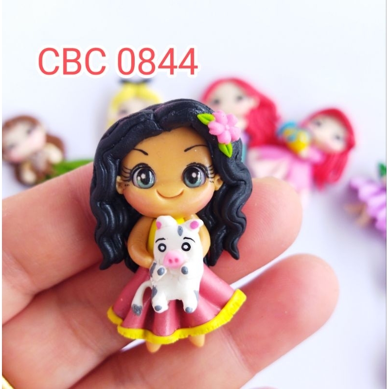 Jual Clay Doll Handmade / Clay /Aplikasi Clay/ Bow Center/Souvenir ...