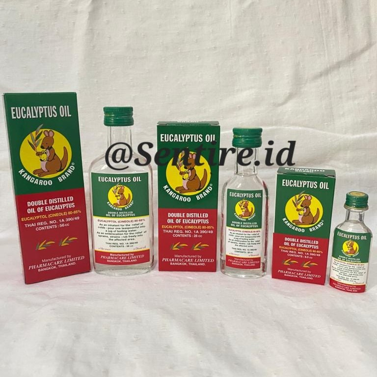 Jual EUCALYPTUS OIL KANGAROO BRAND 56ML MINYAK KAYU PUTIH ORIGINAL ...
