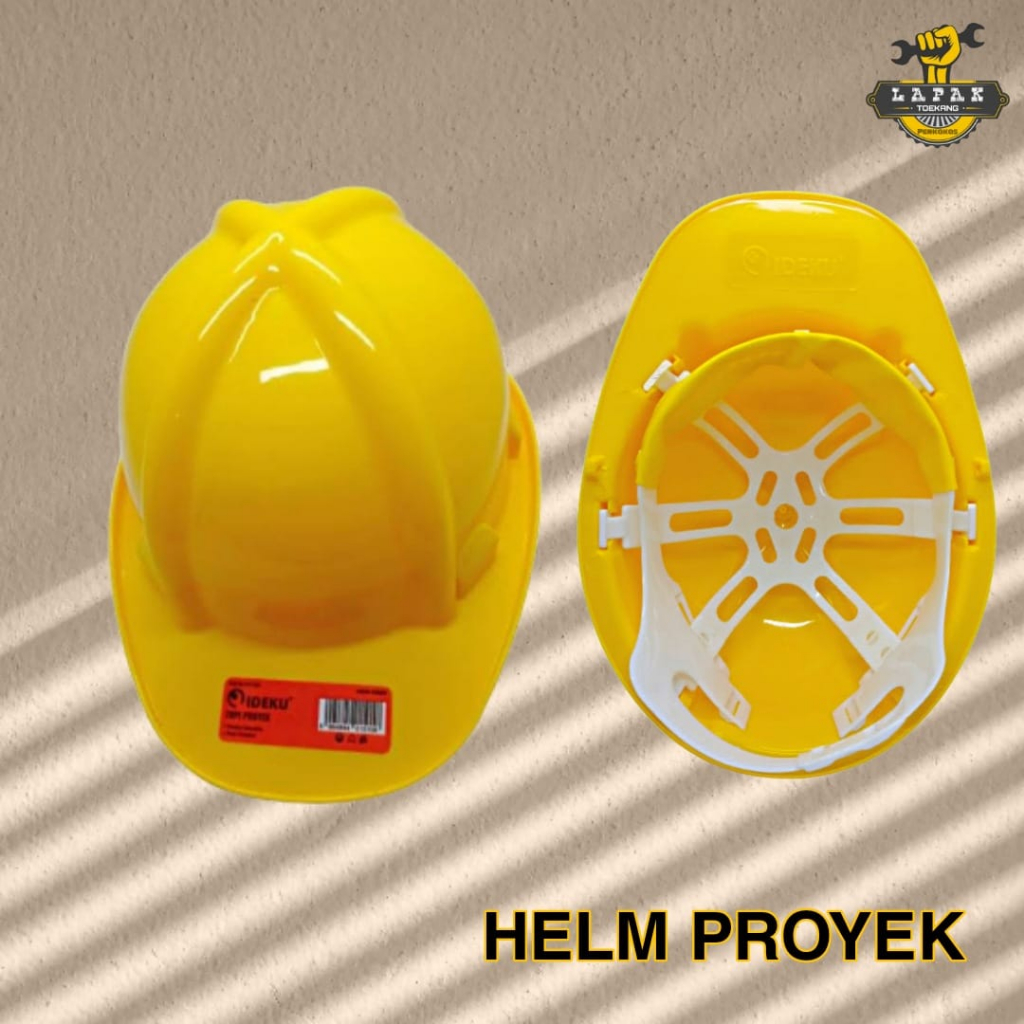 Jual Helm Proyek Kuning Safety Helmet IDEKU Perlengkapan K3 | Shopee ...