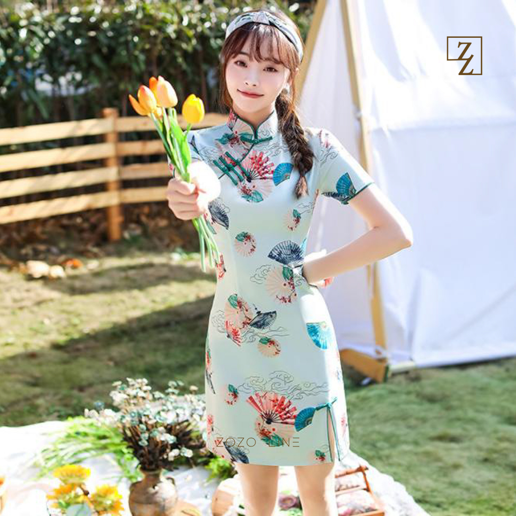Jual Modern Qipao Cheongsam zhongsan model baru new model hanfu cewek ...