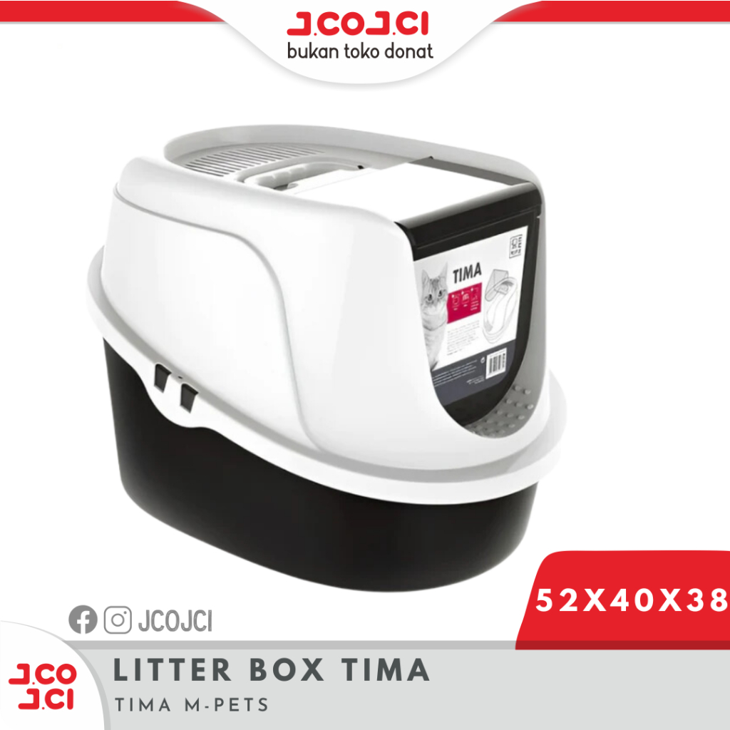 Jual Litter Box TIMA M-Pets / Kotak Pasir Kucing Tertutup | Shopee ...