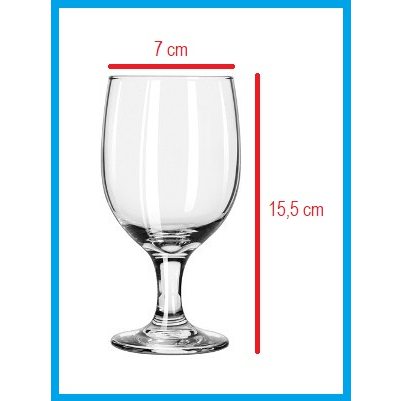 Jual Gelas Minum Goblet Libbey Embassy 340ml. | Shopee Indonesia