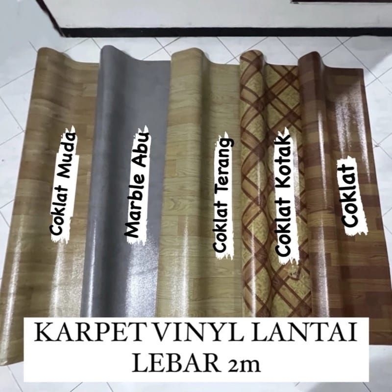 Jual Karpet vinyl import(lebar 1,2meter)lantai motif kayu marmer perlak ...