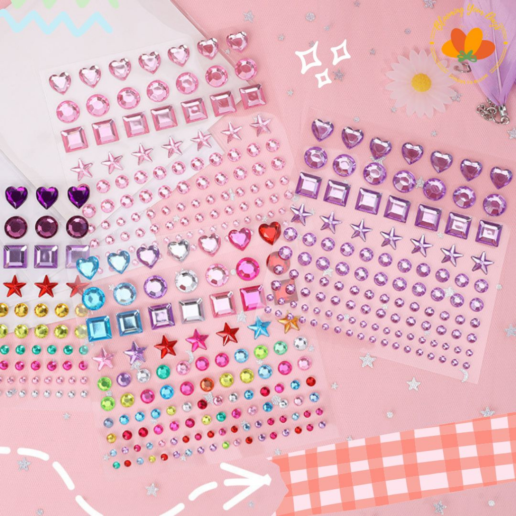 Jual bloomingyourdays 3D Stiker kristal bintang sticker crystal star ...