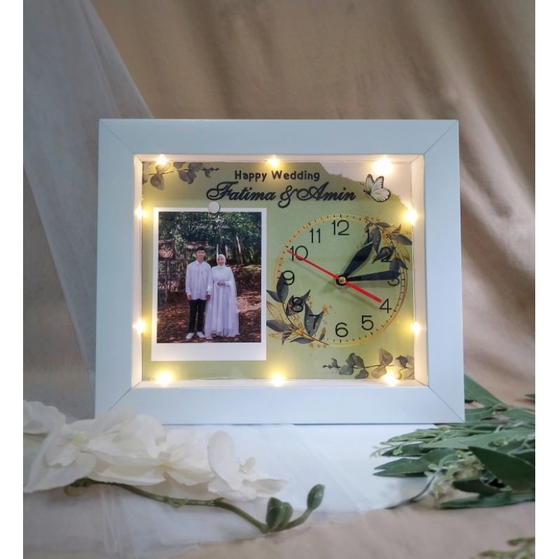 Jual Jam Dinding Custom / Kado Ultah Wisuda Nikah / Kado Unik Murah ...