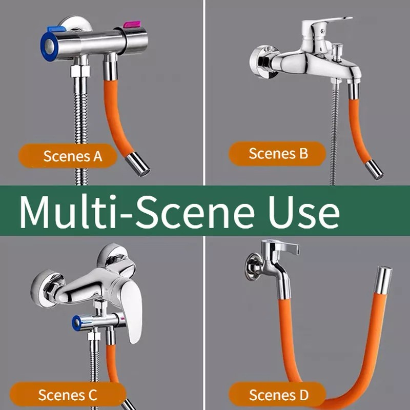 Jual SAMBUNGAN KRAN AIR FLEXIBLE FAUCET EXTENDER KRAN AIR FE30 50CM ...