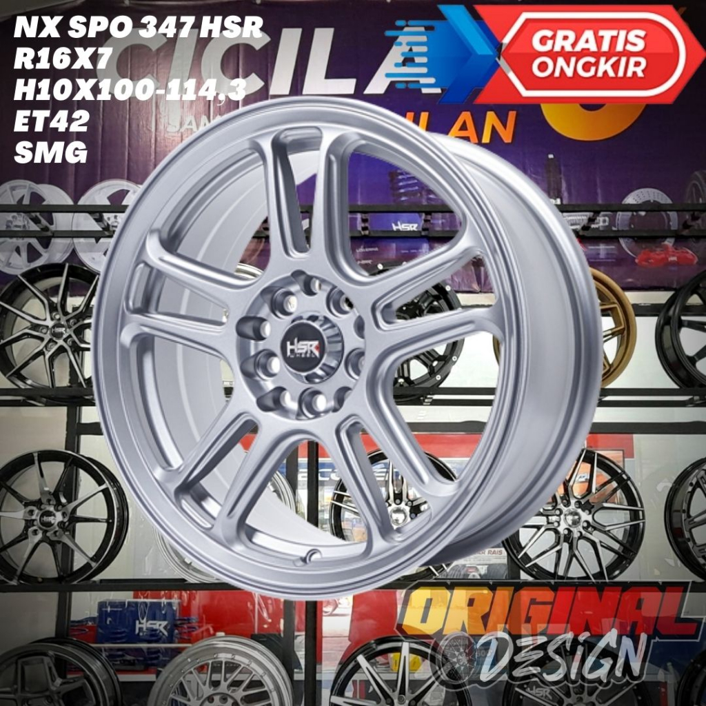 Jual Velg Mobil INNOVA , ERTIGA , XPANDER , TERIOS , HSR NX SPO Ring 16 ...