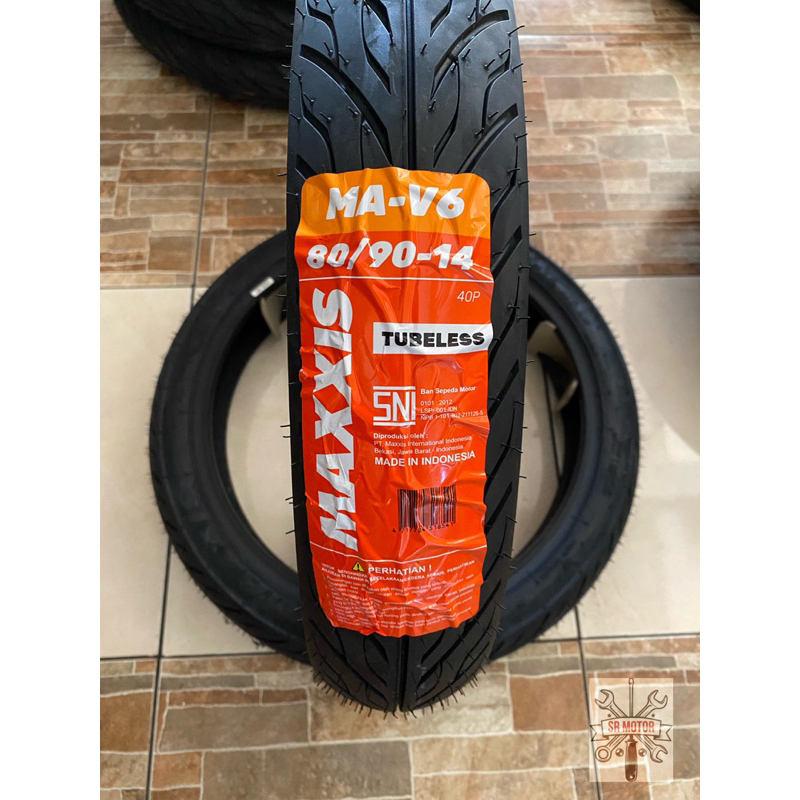 Jual BAN MAXXIS 80/90-14 TYPE MAV6 TUBELESS ( BEAT,VARIO,MIO) | Shopee Indonesia