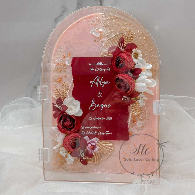 Jual 20x15 20x30 25x35 MAHAR DOME VINTAGE RESIN Mahar Pernikahan GIFT ...