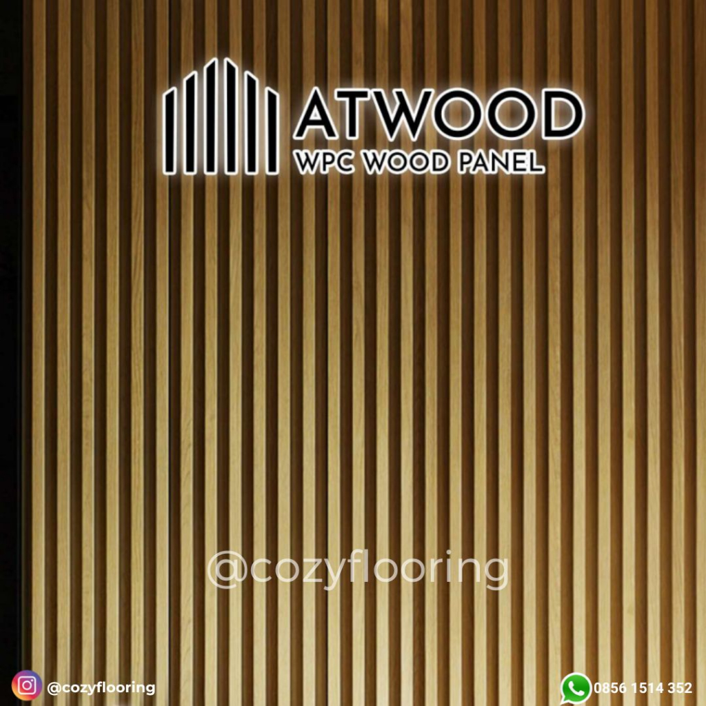 Jual Wallpanel Dinding WPC Atwood Anti Rayap Tebal 24 mm | Shopee Indonesia