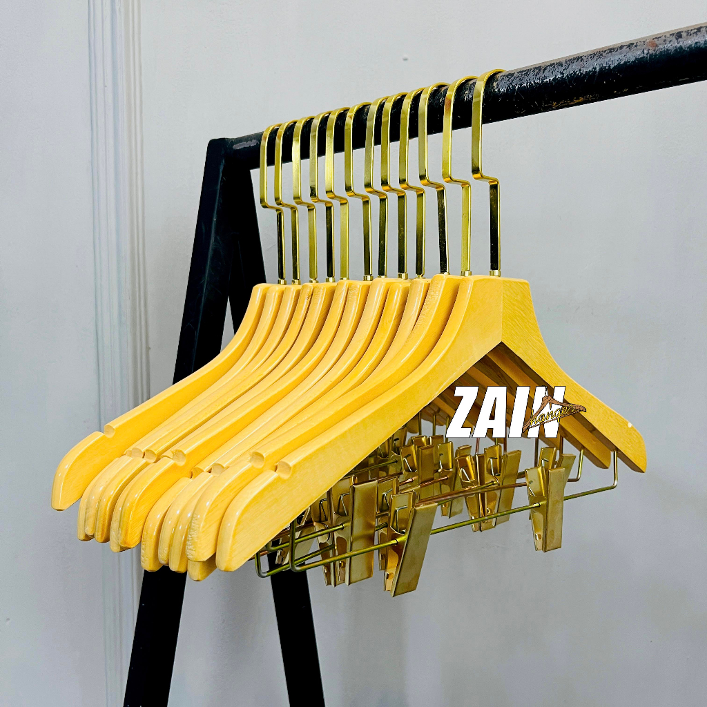 Jual BERBAGAI JENIS HANGER KAYU PREMIUM | Shopee Indonesia